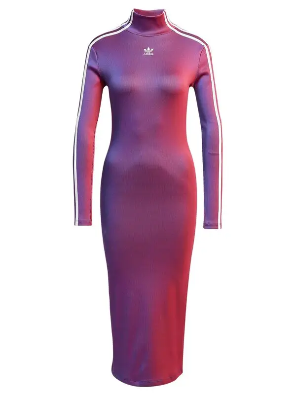 Adidas Rasant Rib Long-sleeve Dress - Multicolor