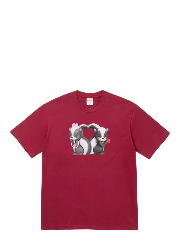 Supreme Graphic Skunk T-shirt - Red
