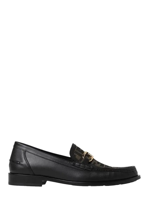 Fendi Lock Loafer - Black