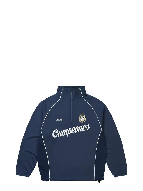 PALACE Campeones Quarter Zip Fleece - Blue