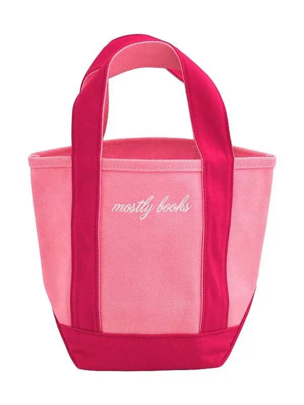 JOLLITY & CO Canvas Mini Tote - Mostly Books