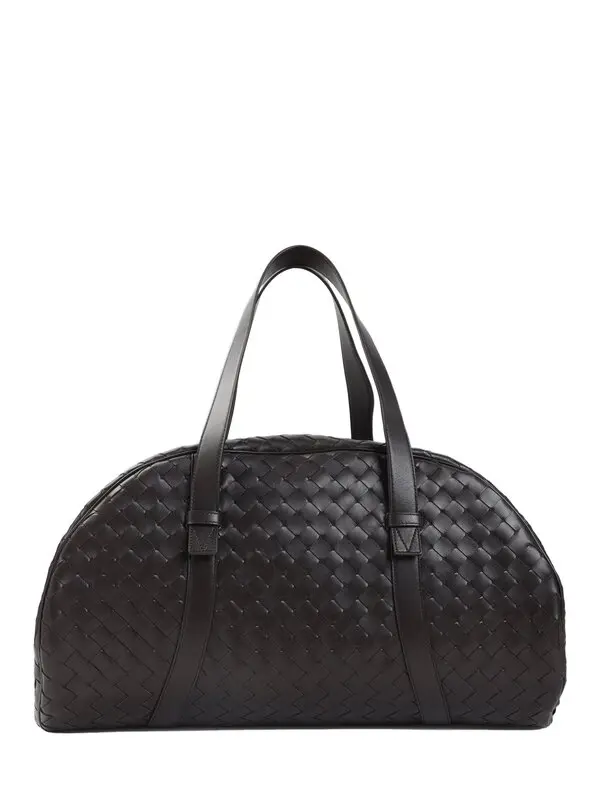 Bottega Veneta Woven Leather Handbag - Brown