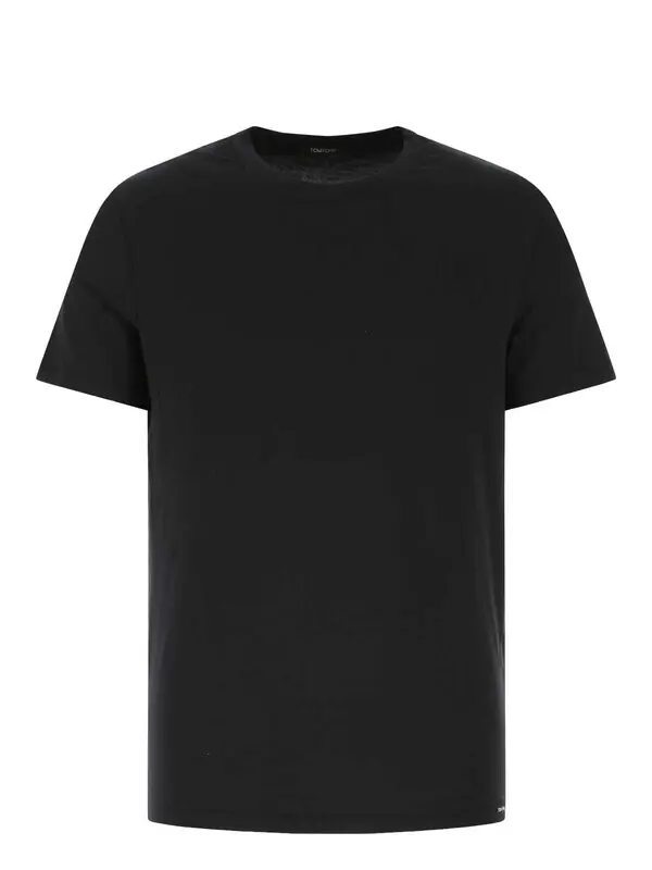 TOM FORD Stretch Cotton-modal T-shirt - Black