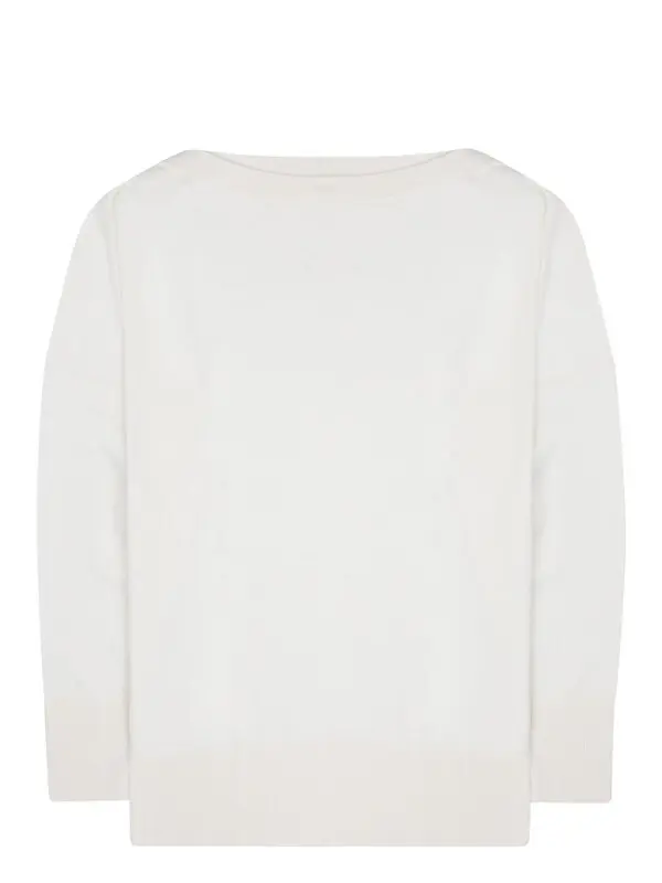 P.a.r.o.s.h Wool-silk-cashmere Knit Top - Ivory