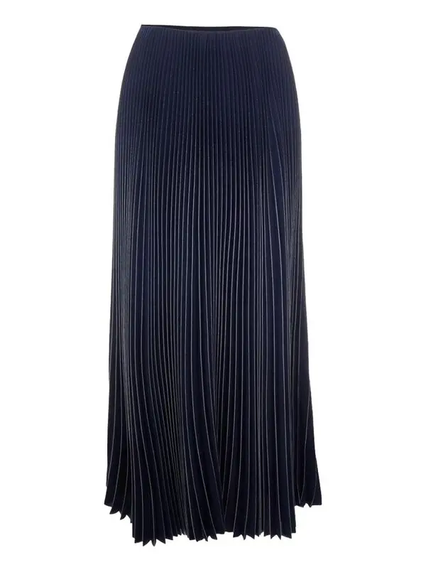 Fabiana Filippi Pleated Full Length Skirt - Blue