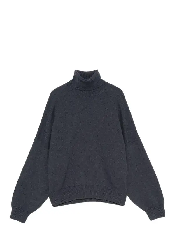 Brunello Cucinelli Cashmere Turtleneck Sweater - Blue