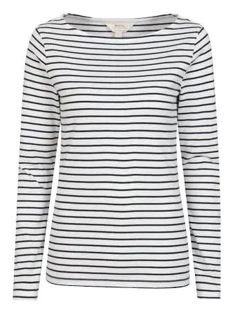 Mountain Warehouse St Ives Crew Neck Striped Top - Cream