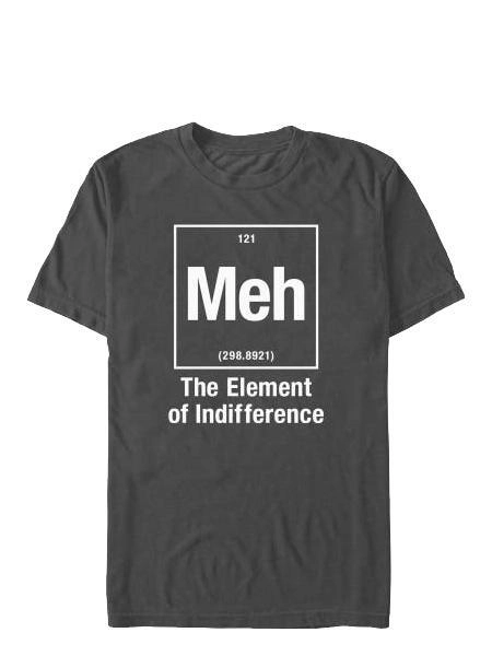 LOST GODS The Element Of Indifference Short Sleeve Graphic T-shirt - Charcoal