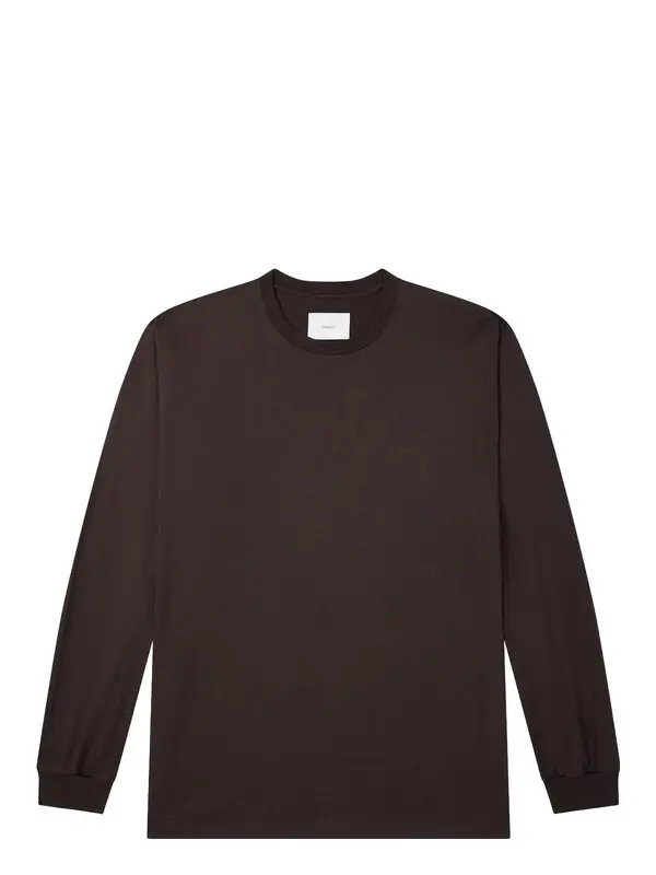 SSSTEIN Suvin Cotton-jersey T-shirt - Brown