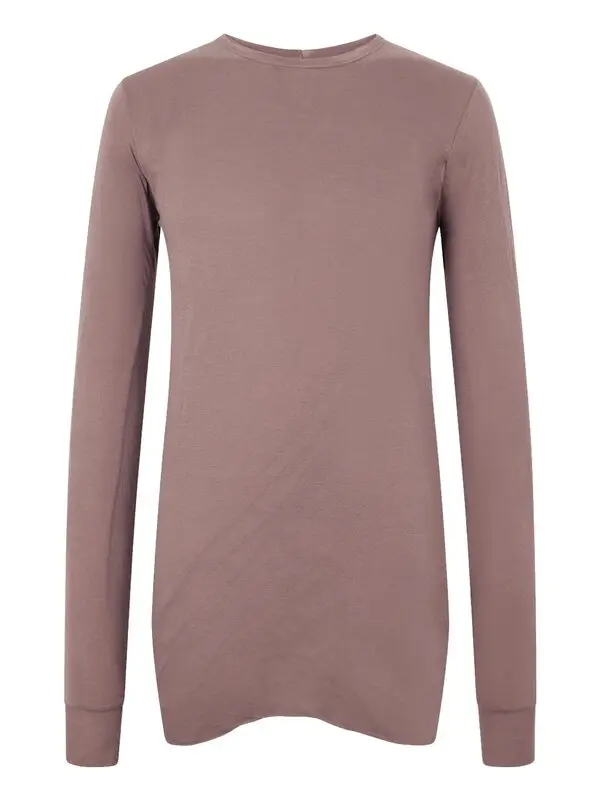 Rick Owens Double Cotton T-shirt - Purple