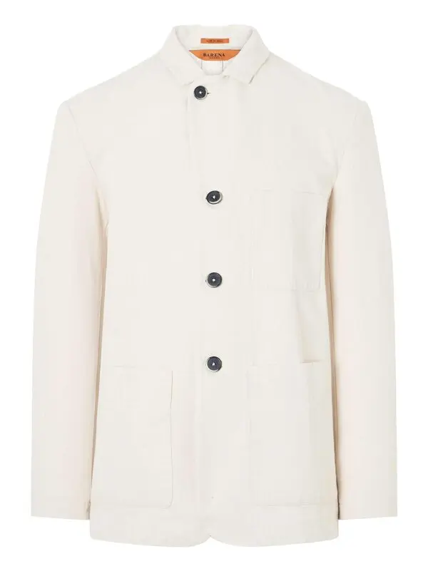 Barena Venezia Cotton Drill Jacket - Ecru