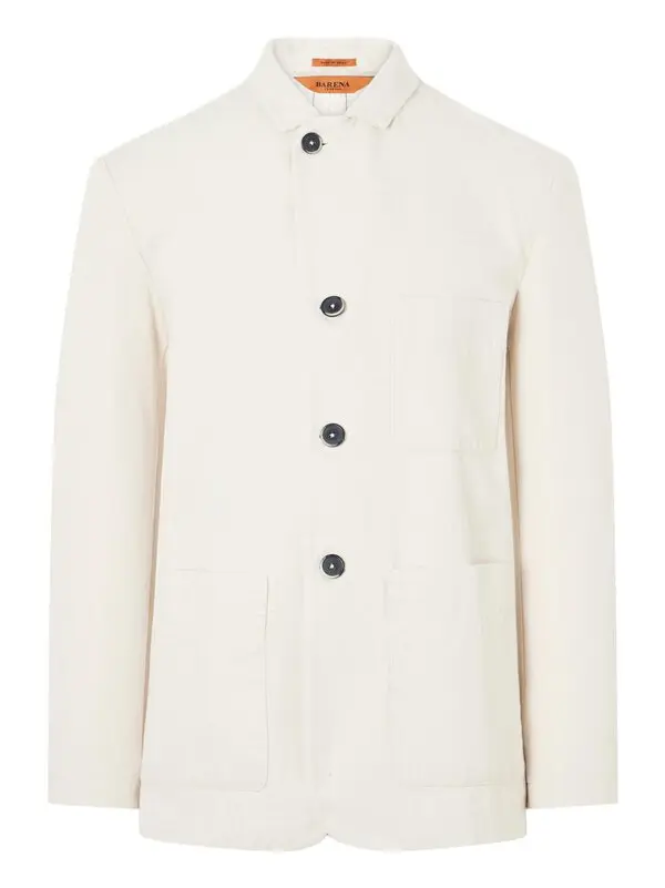 Barena Venezia Cotton Drill Jacket - Neutrals