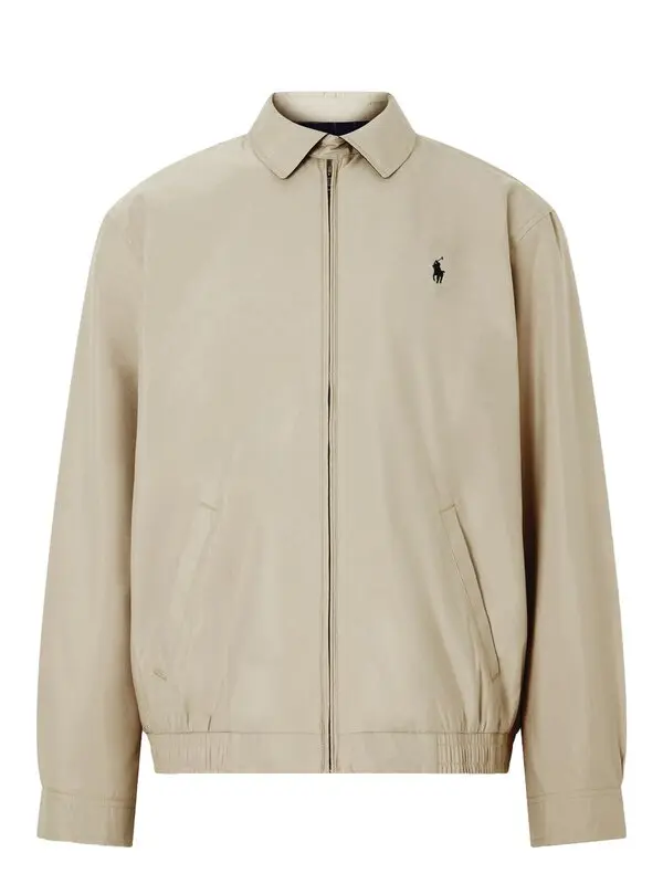 Polo Ralph Lauren Embroidered Recycled Shell Jacket - Neutrals