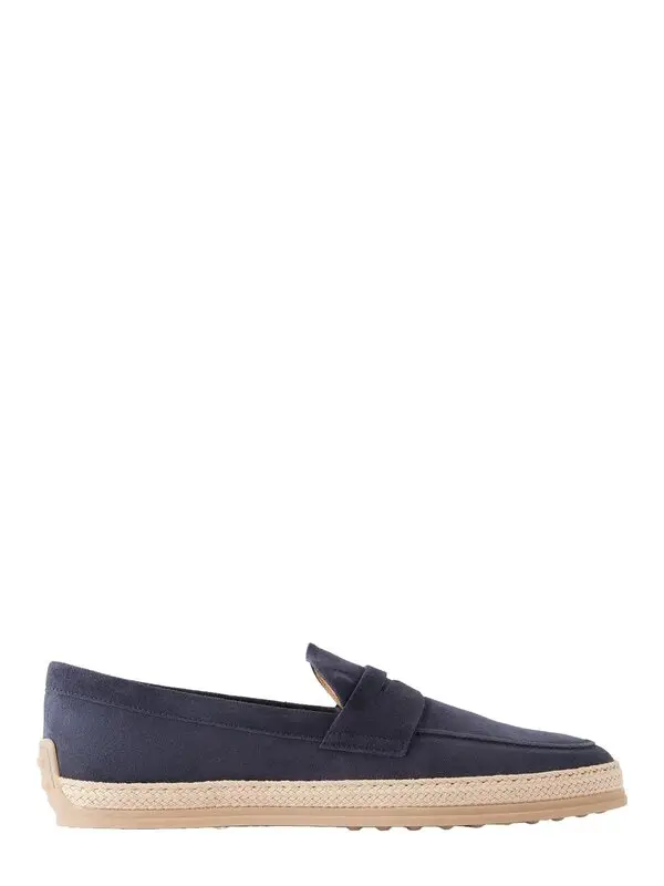 TOD'S Suede Espadrilles - Blue