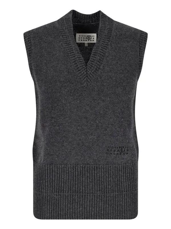 MAISON MARGIELA Wool Gilet - Gray