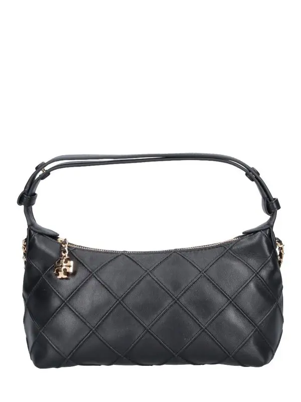 Tory Burch Fleming Shoulder Pouch - Black
