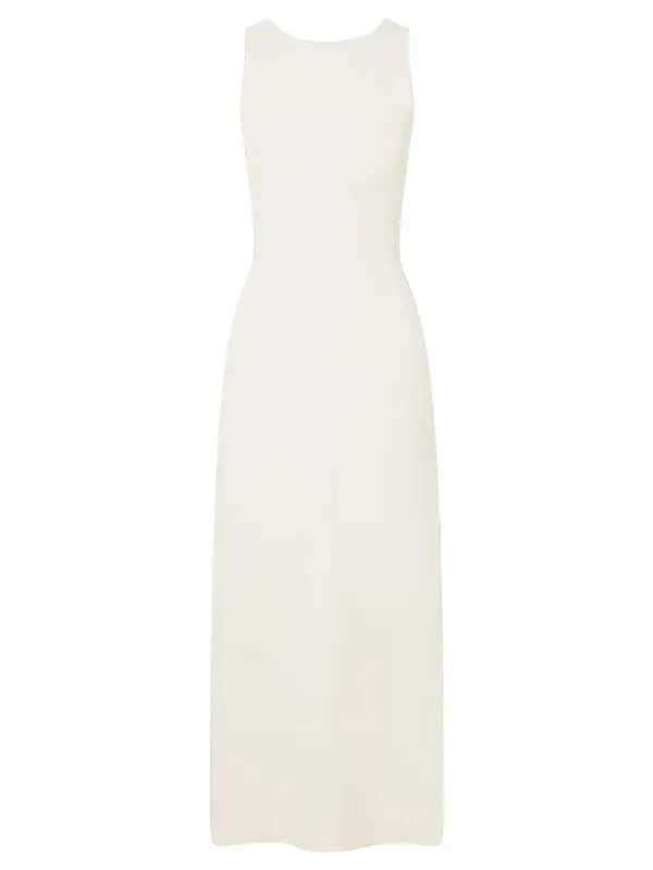 SIR. Saba Embellished Crepe Midi Dress - Ivory
