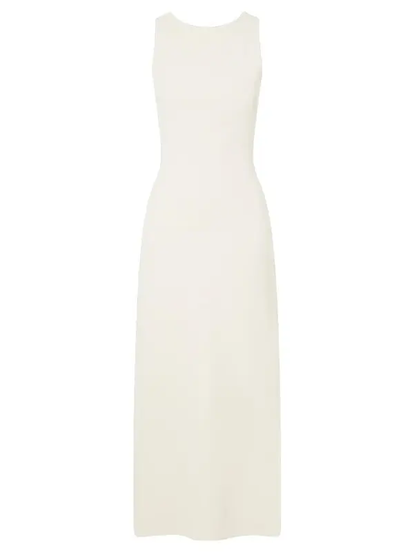SIR. Saba Embellished Crepe Midi Dress - Neutrals