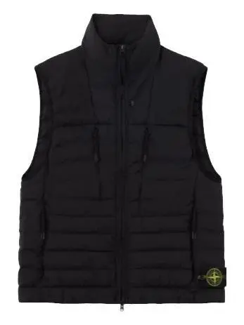 Stone Island Padded Down Vest - Black