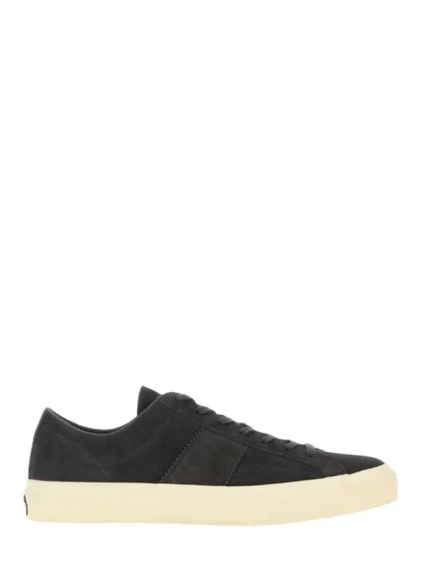 TOM FORD Cambridge Suede Low-top Sneakers - Black