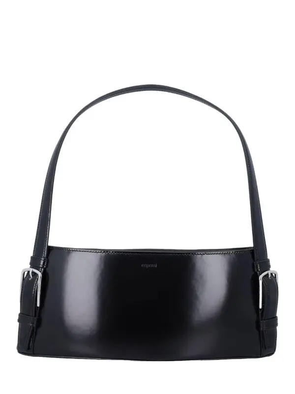 Coperni Ergonomic Buckle Shoulder Bag - Black