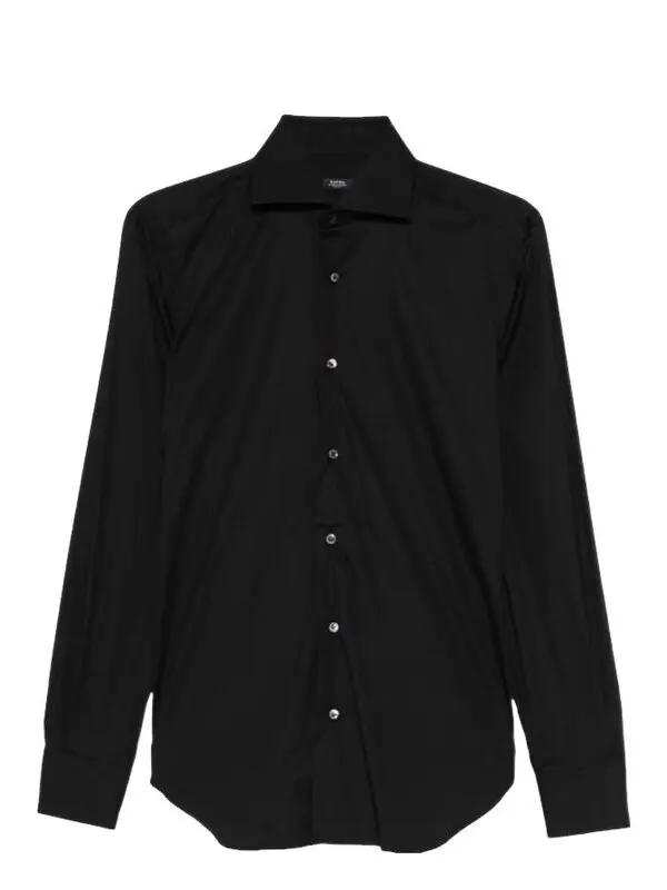 BARBA NAPOLI Long-sleeved Shirt - Black