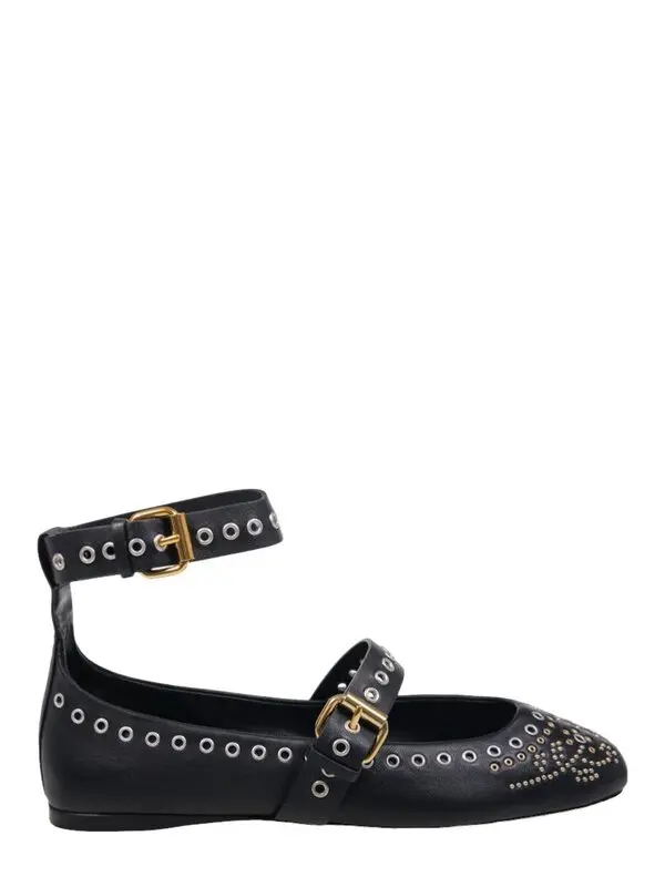 Isabel Marant Étoile Ylza Ballerinas With Adjustable Buckle - Black