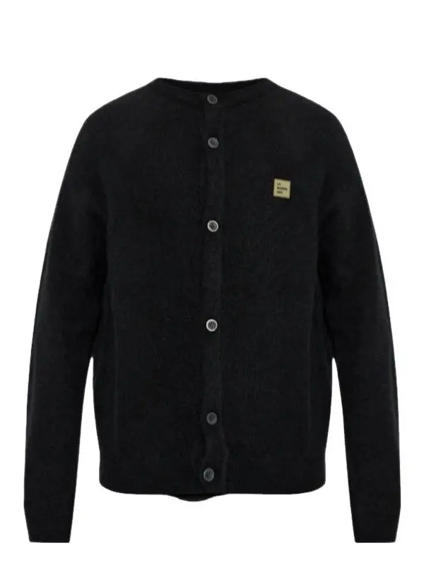 American Vintage Long-sleeved Knitwear Cardigan - Black