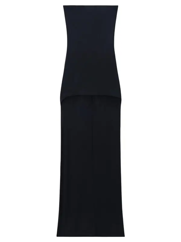 Alexander Wang Strapless High-low Bodycon Dress - Black