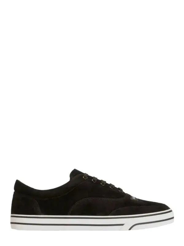 Dolce & Gabbana Logo Patch Lace-up Sneakers - Black