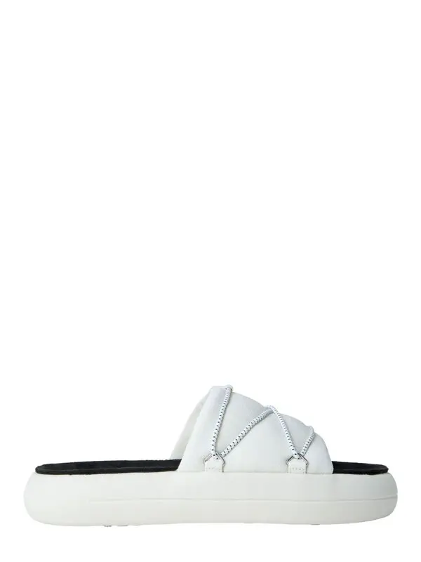 Moon Boot Icon Rope-detail Platform Sandals - White
