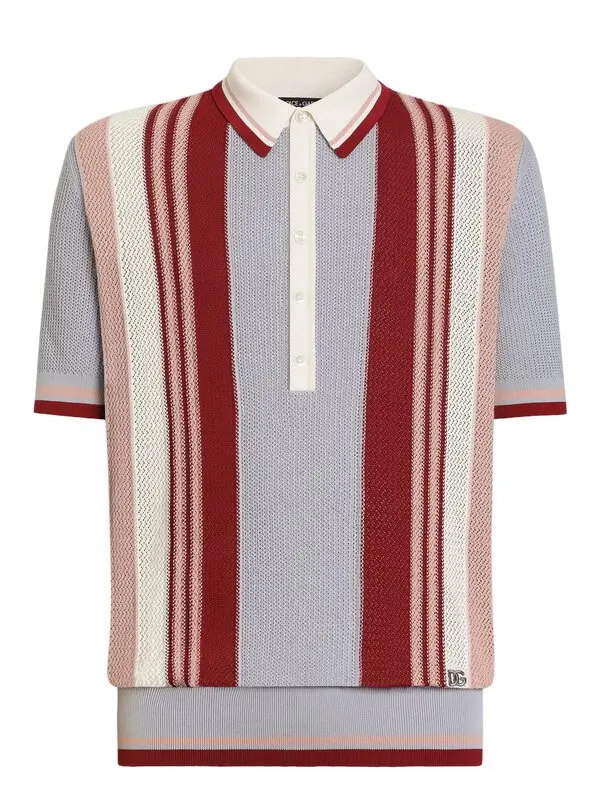 Dolce & Gabbana Cotton Polo Shirt - Multicolor