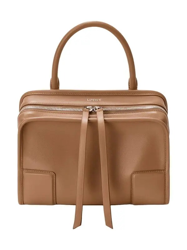 Loewe Amazona 180 Leather Handbag - Brown