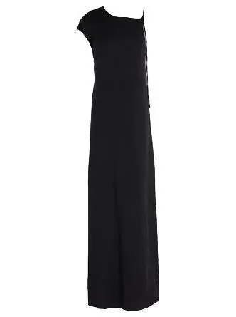 ALYSI Virgin Wool Blend Maxi Dress - Black