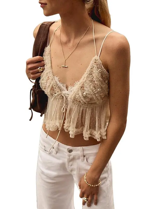 INTIMATELY Rosalita Ruffle Cami - Tea