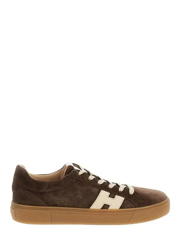 Hogan Sneakers H705 Allacciato H - Marrone