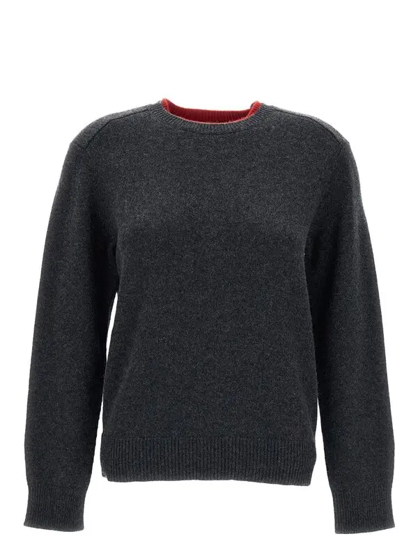 Loulou De Saison Otis Cashmere Sweater - Grey