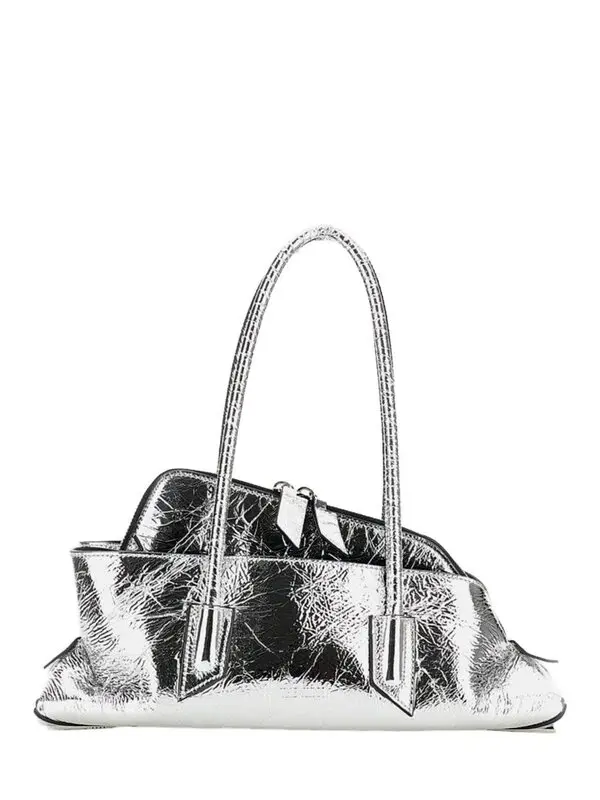 Attico La Passeggiata Small Top Handle Bag - Argento