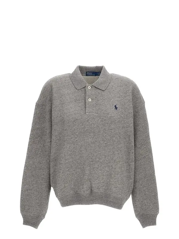 Polo Ralph Lauren Cotton Blend Sweatshirt - Grey