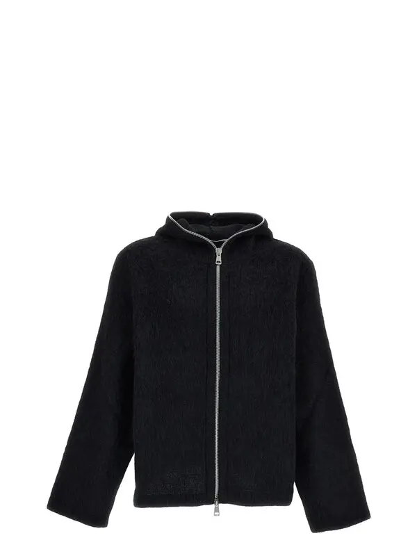 Our Legacy Maglia In Lana Full Zip - Nero