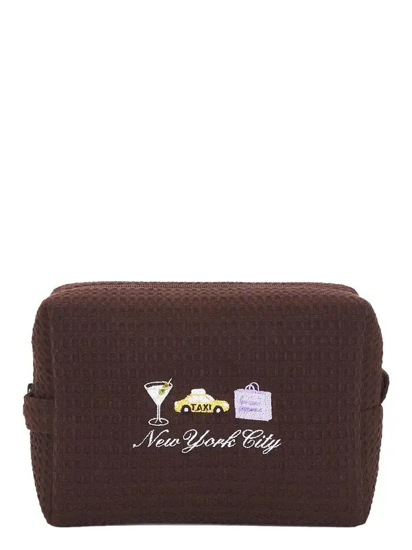 ABBODE New York City Waffle Pouch - Chocolate
