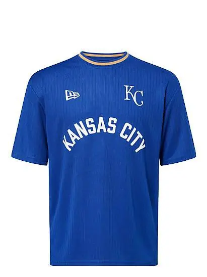 New Era Kansas City Royals Mlb Oversized Jersey T-shirt - Blue