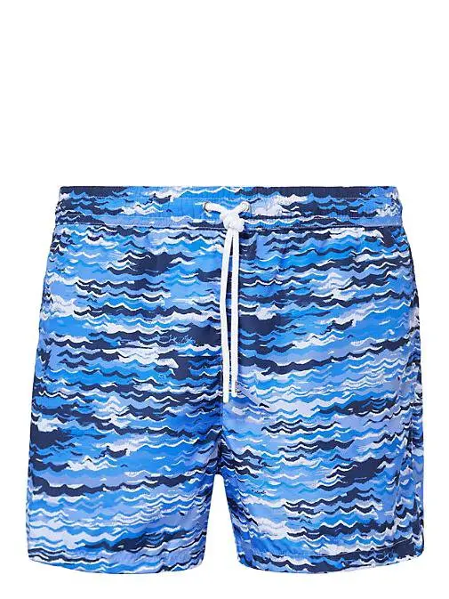 Missoni Mid-length Swim Shorts - Blue