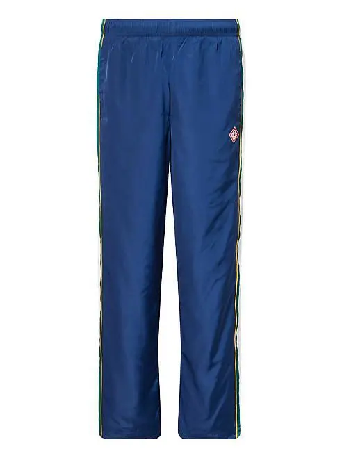 Casablanca Logo-patch Colour-block Track Jogging Bottoms - Navy