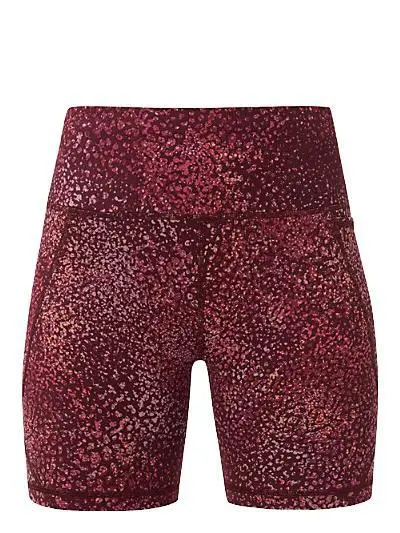 Sweaty Betty Power 9" Stretch-woven Cycling Shorts - Reddotterrainprint