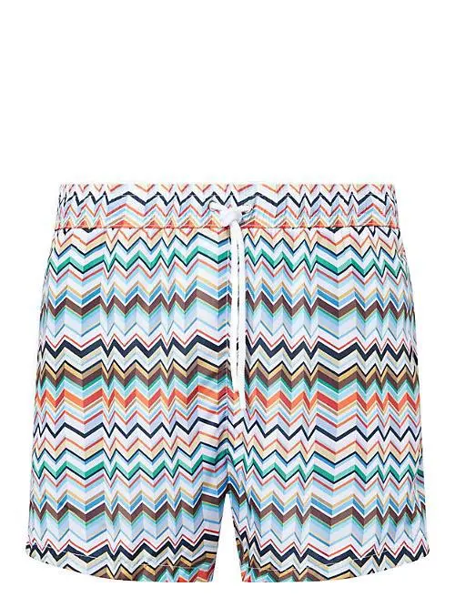 Missoni Zig-zag Print Swim Shorts - Multi