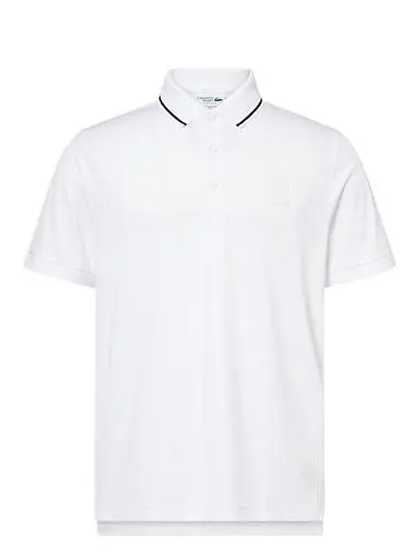 Lacoste Tennis Heritage Ultra Dry Stretch-jersey Polo Shirt - White