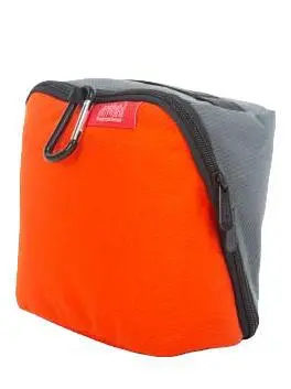 MANHATTAN PORTAGE Newtown Toiletry Case - Orange/gray