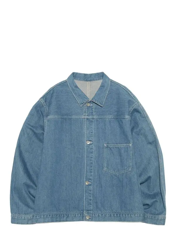 Nanamica Short Denim Jacket - Light Indigo