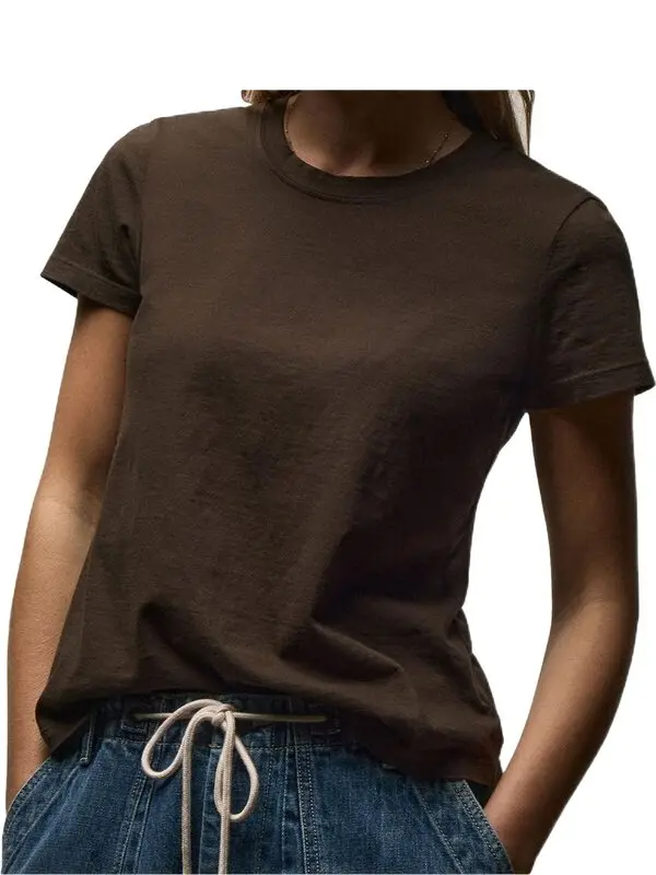 JAMES PERSE Slim Crew-neck T-shirt - Black